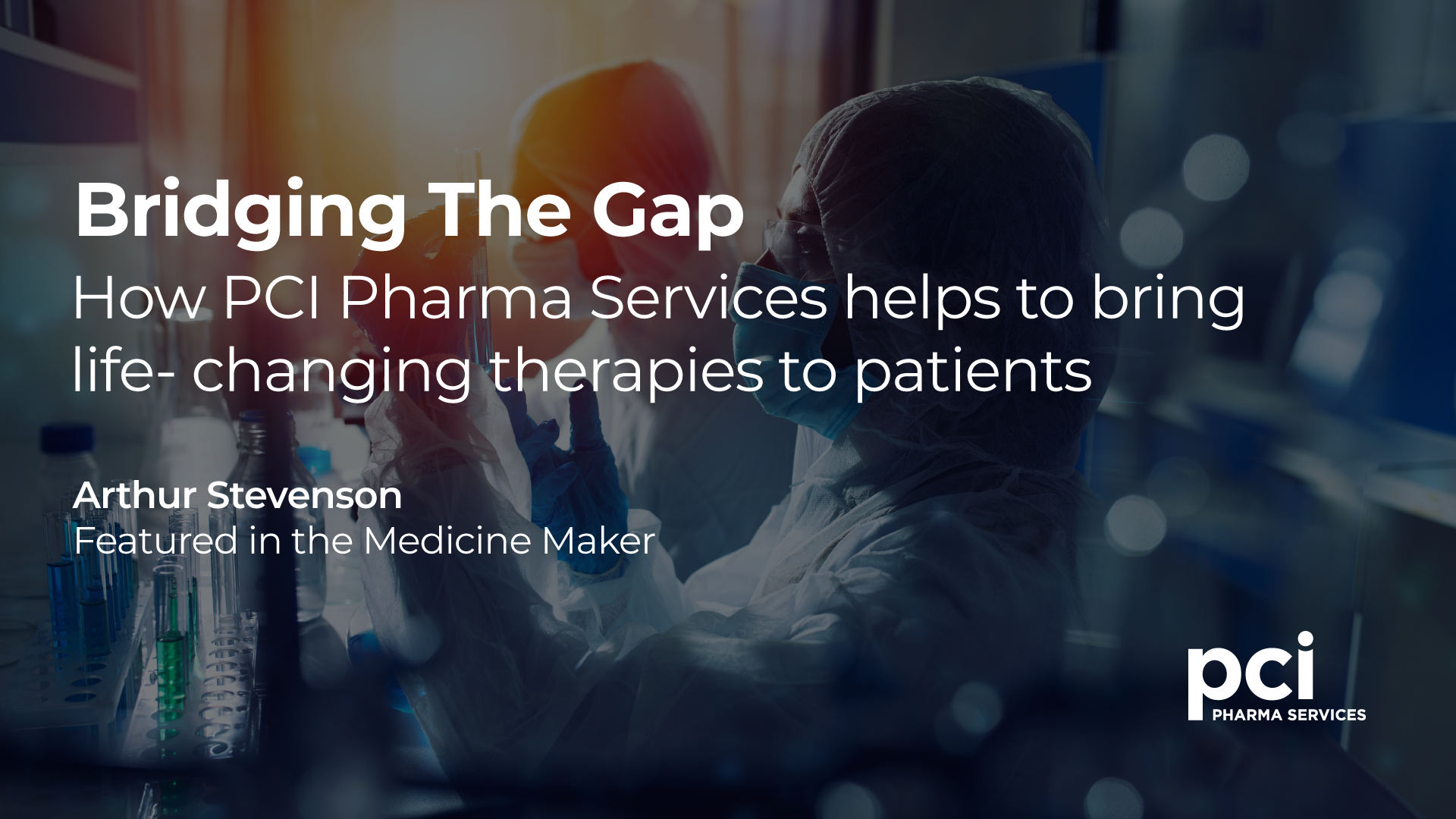 Our Resources. We are PCI Pharma Services. Let's talk future.