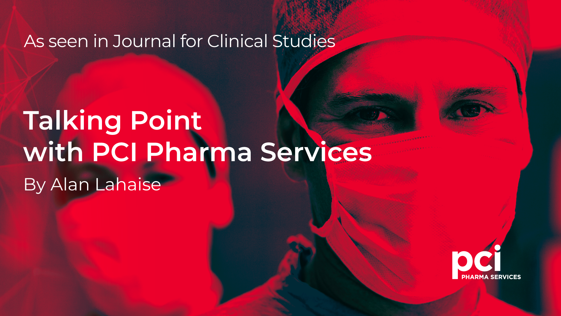 Our Resources. We are PCI Pharma Services. Let's talk future.